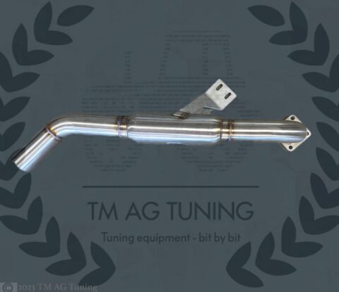 Cat 299 DPF Replacement Pipe with Muffler (SCR model only) - TM AG Tuning